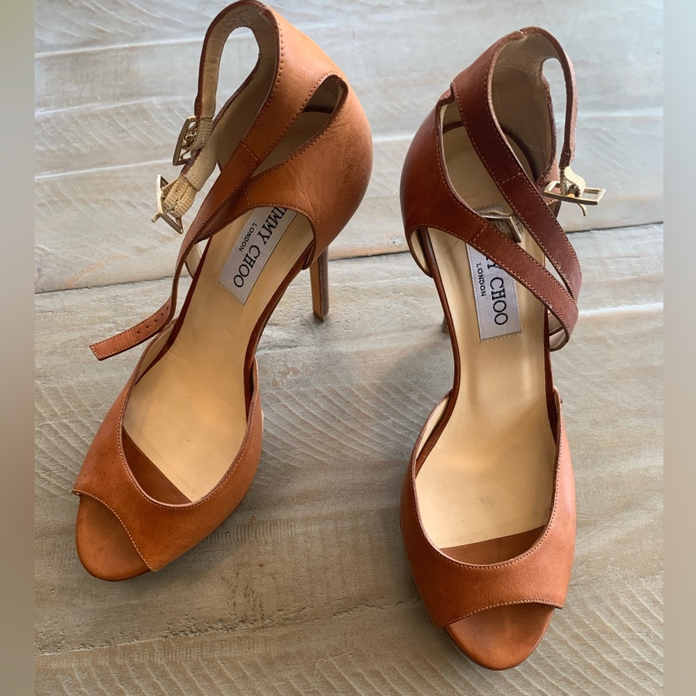 Jimmy Choo High Heels. Made In Italy. Size 38 - Gem